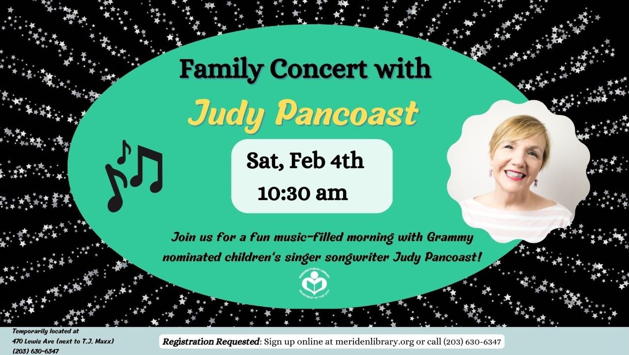 Family Concert with Judy Pancoast | Meriden Public Library