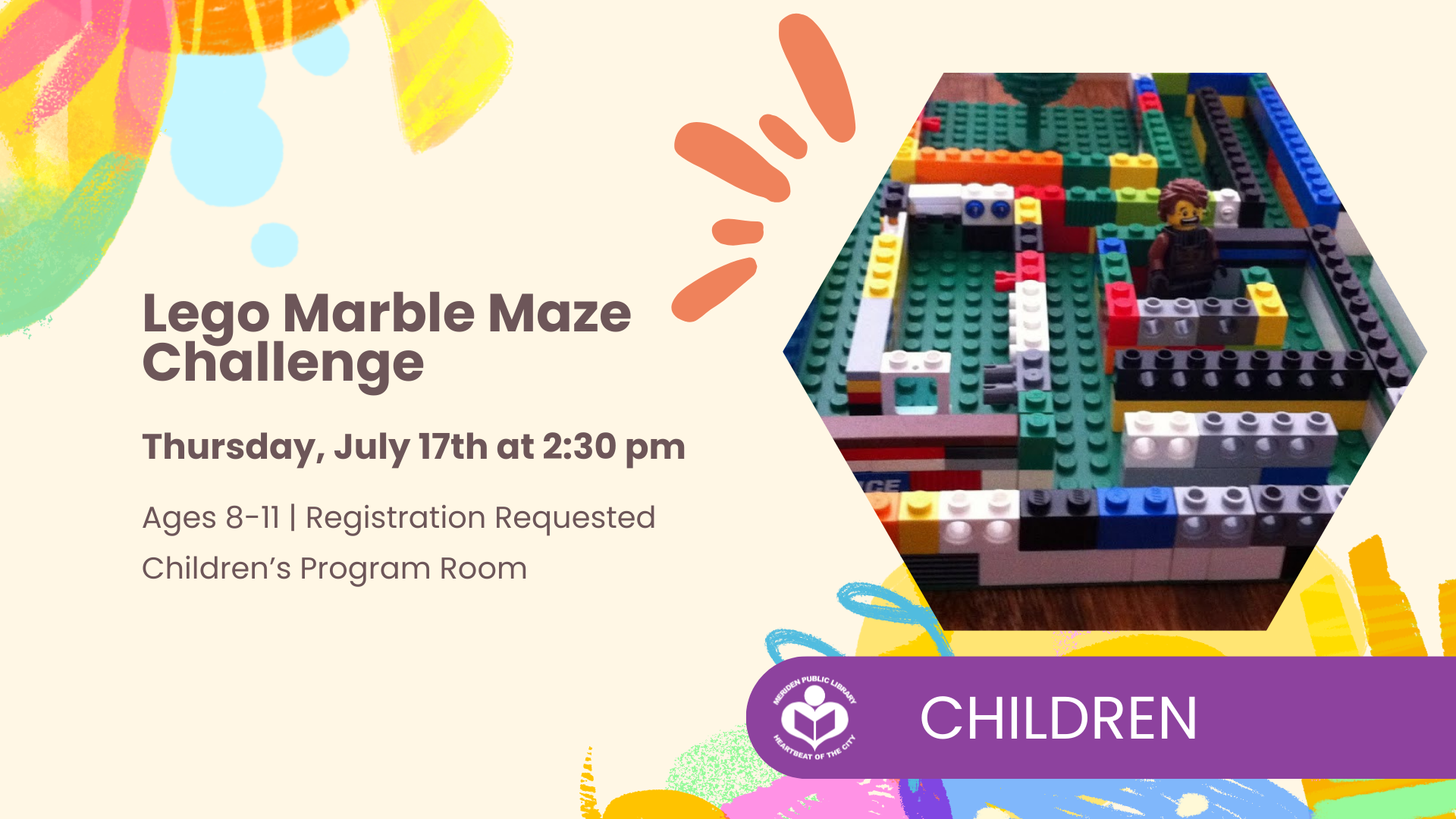 LEGO Marble Maze Challenge | Meriden Public Library